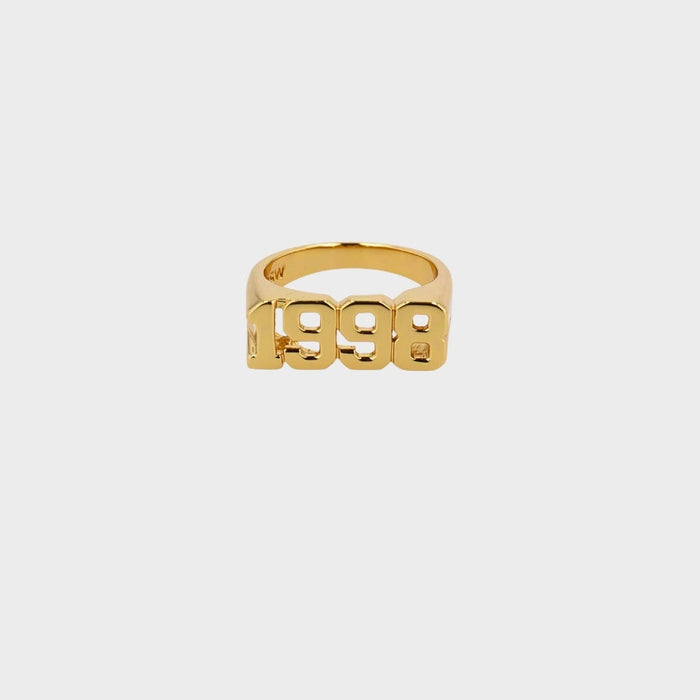 Birth Year Ring Guld