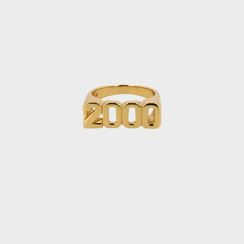 Birth Year Ring Guld