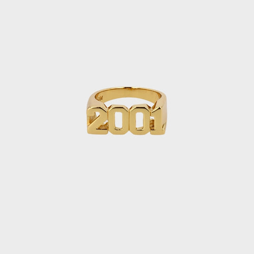 Birth Year Ring Guld